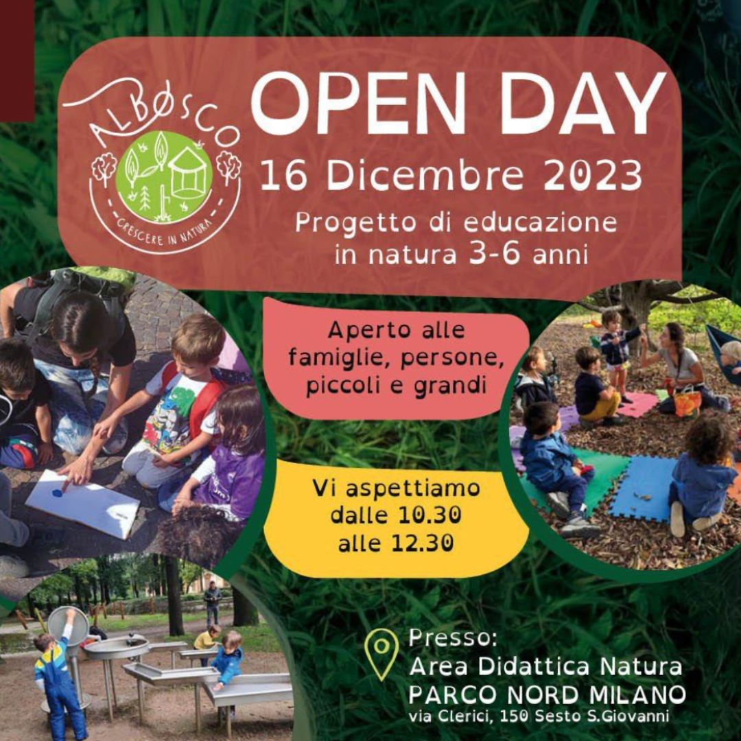Sabato 16 dicembre: Open Day “Al bosco” – PARCO NORD MILANO